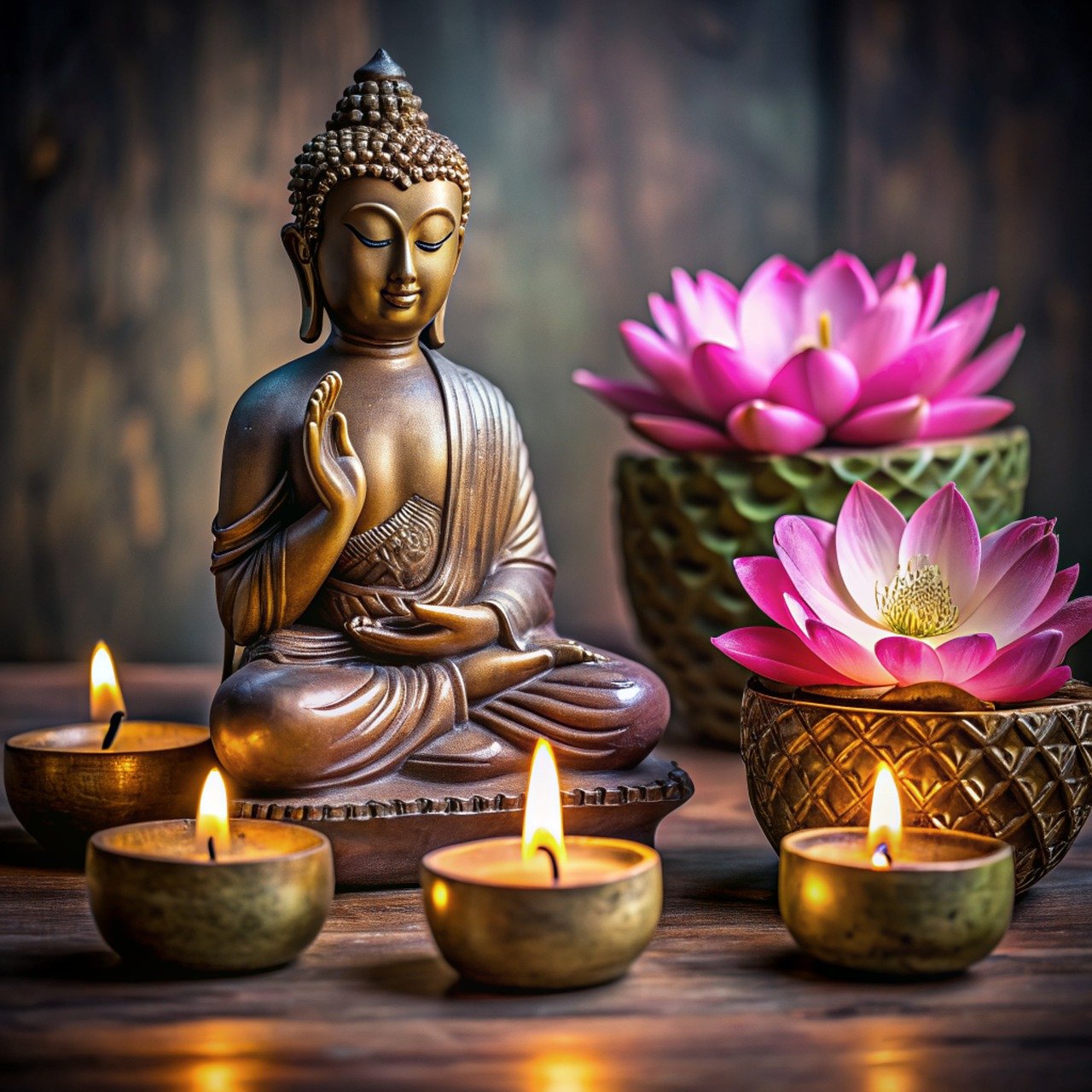 Symbool van het boeddhisme - Veelkleurige Religies Rotterdam